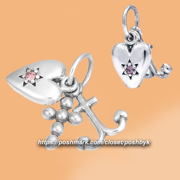 Pandora | Jewelry | Pandora Faith Hope Charity Charm 7912czs | Poshmark